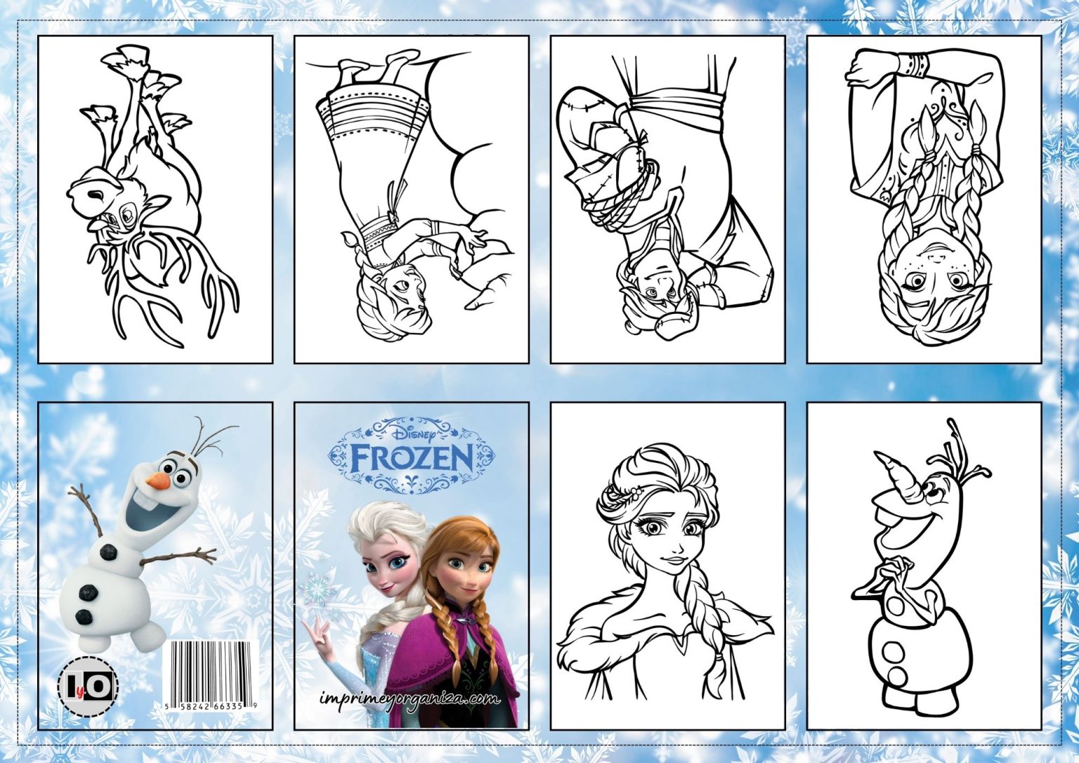 Minilibros de Colorear para Niñas en PDF [GRATIS]