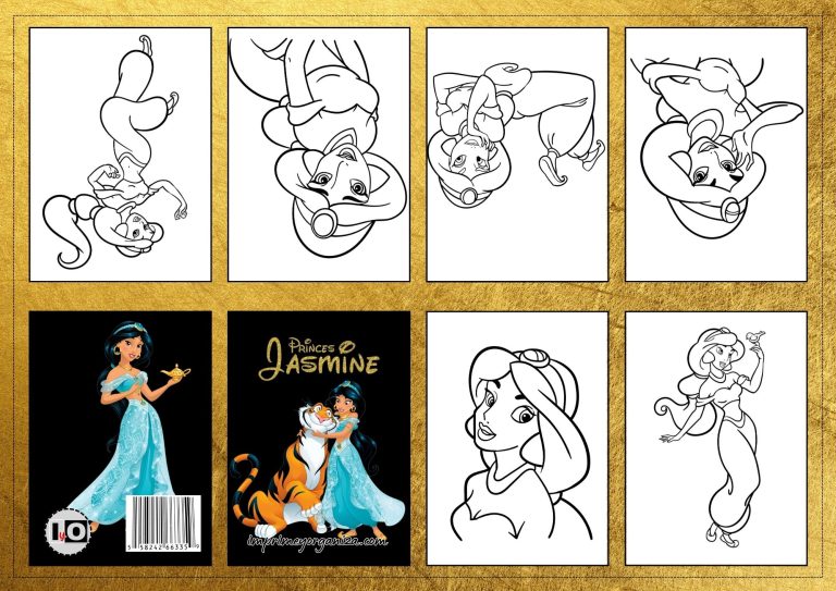 Minilibros de Colorear para Niñas en PDF [GRATIS]