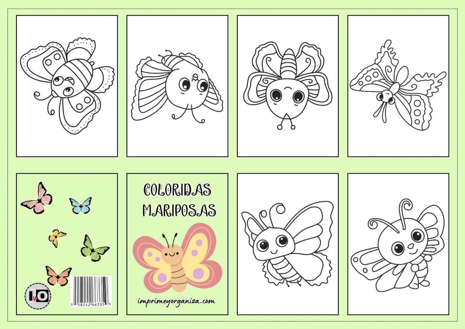 Minilibros de Colorear de Animales en PDF [GRATIS]