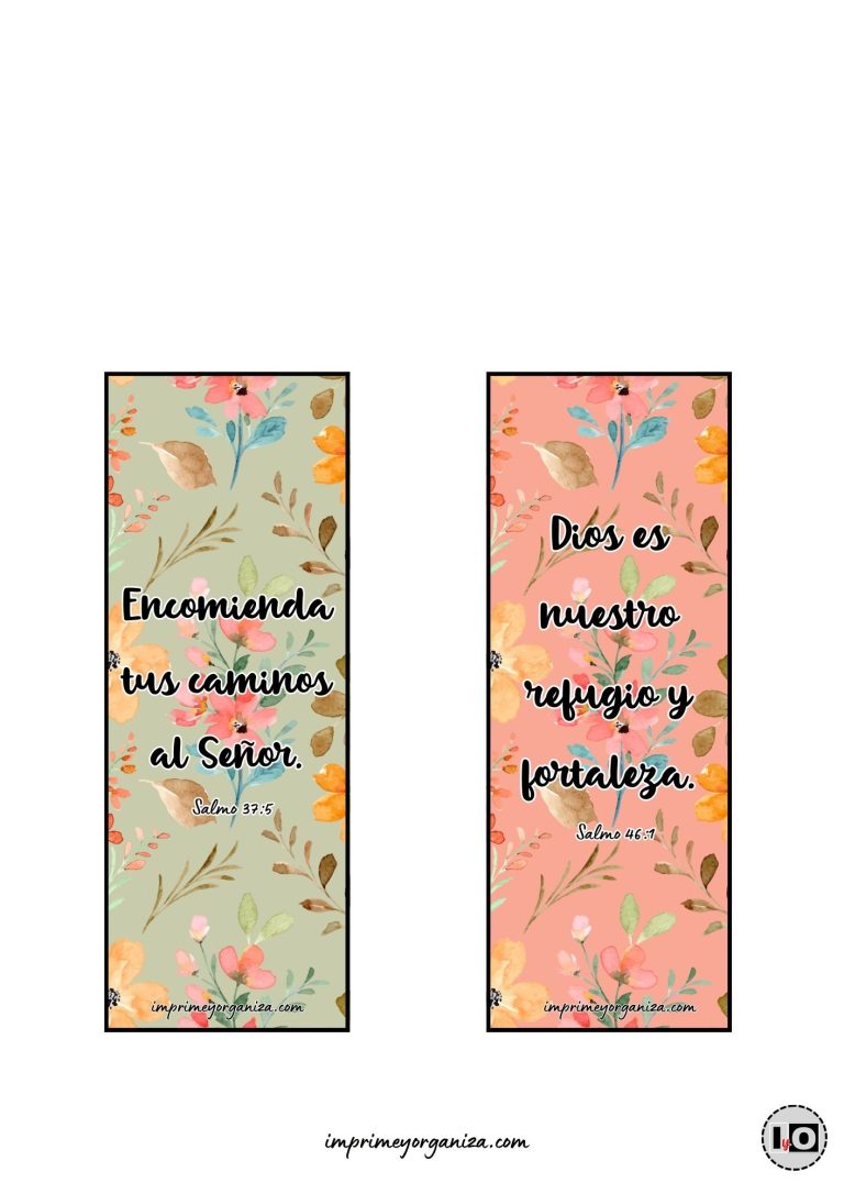 Marcapáginas - Imprime y Organiza