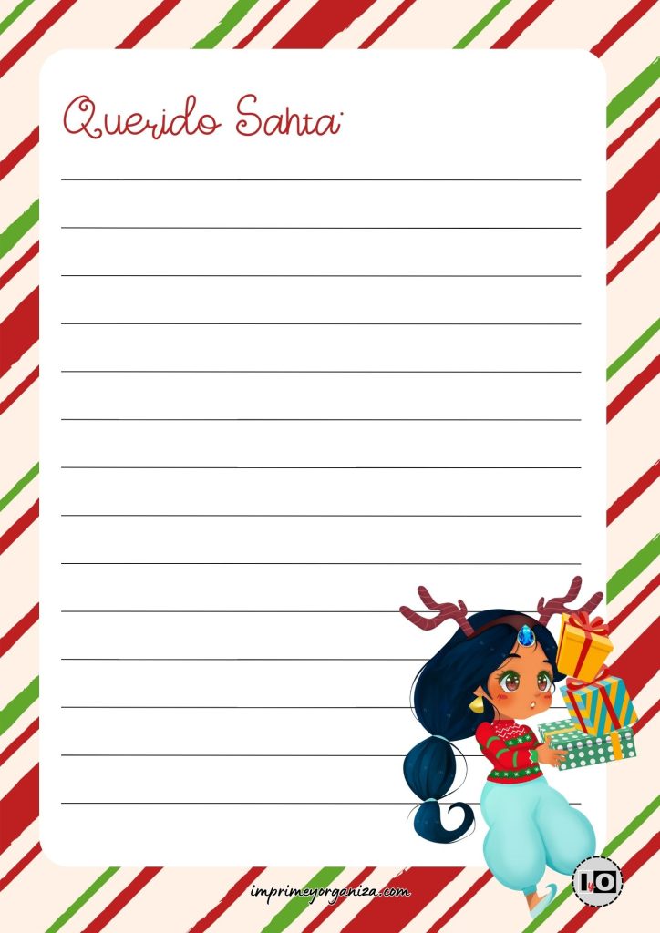 Cartas a Papá Noel para imprimir en PDF [GRATIS]