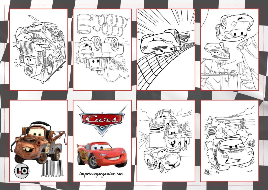 Minilibros de colorear de Películas Animadas en PDF [GRATIS]