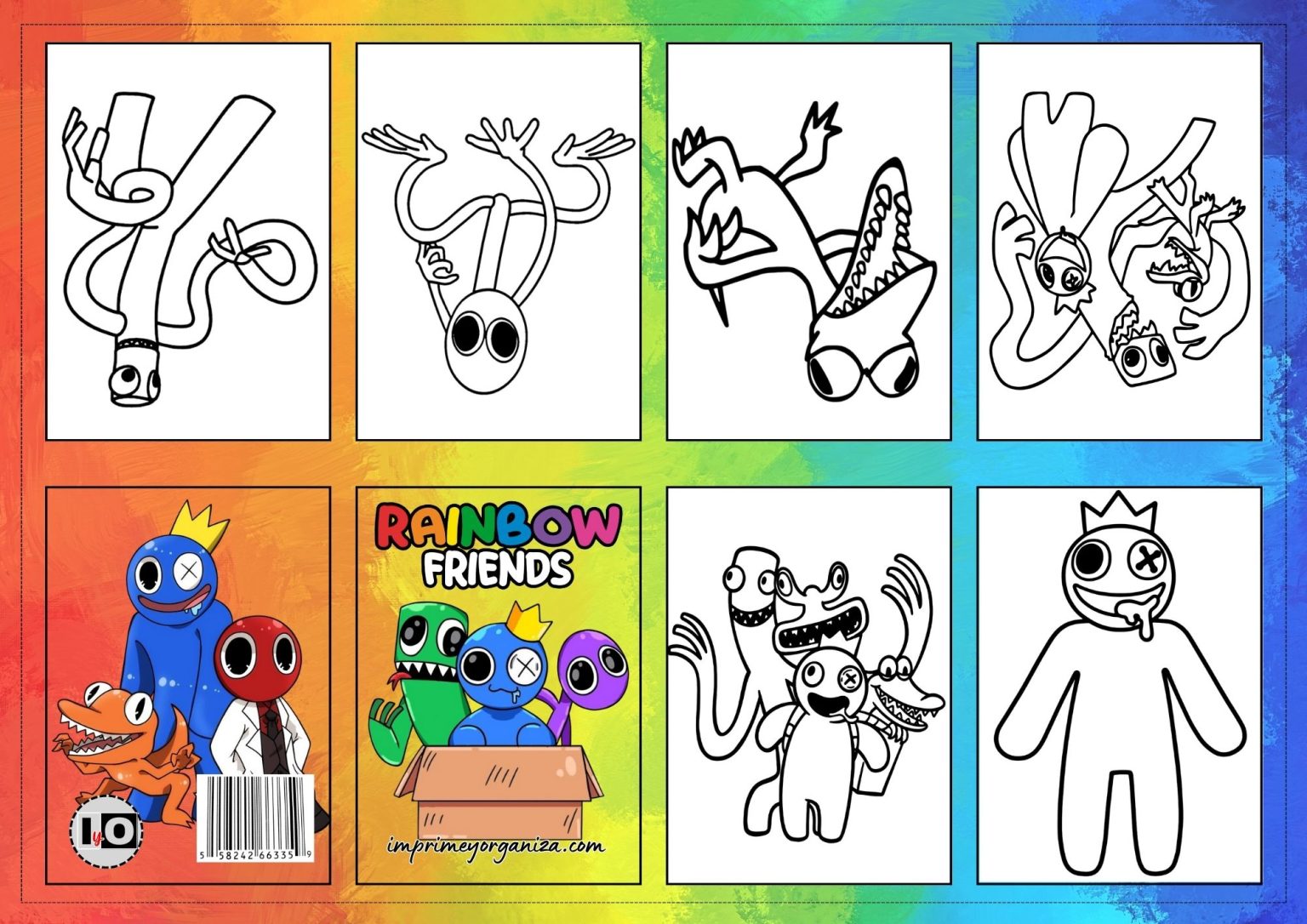Libritos de Colorear para niños - Imprime y Organiza