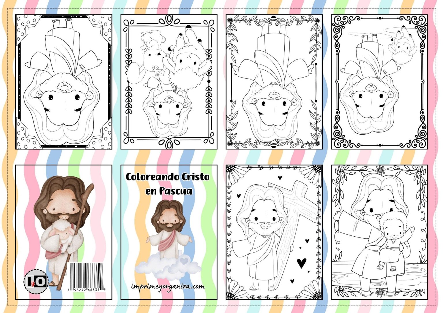 Plantillas imprimibles de Pascua en PDF [GRATIS]