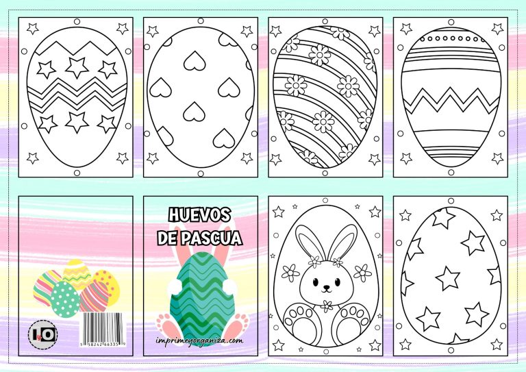 Plantillas imprimibles de Pascua en PDF [GRATIS]