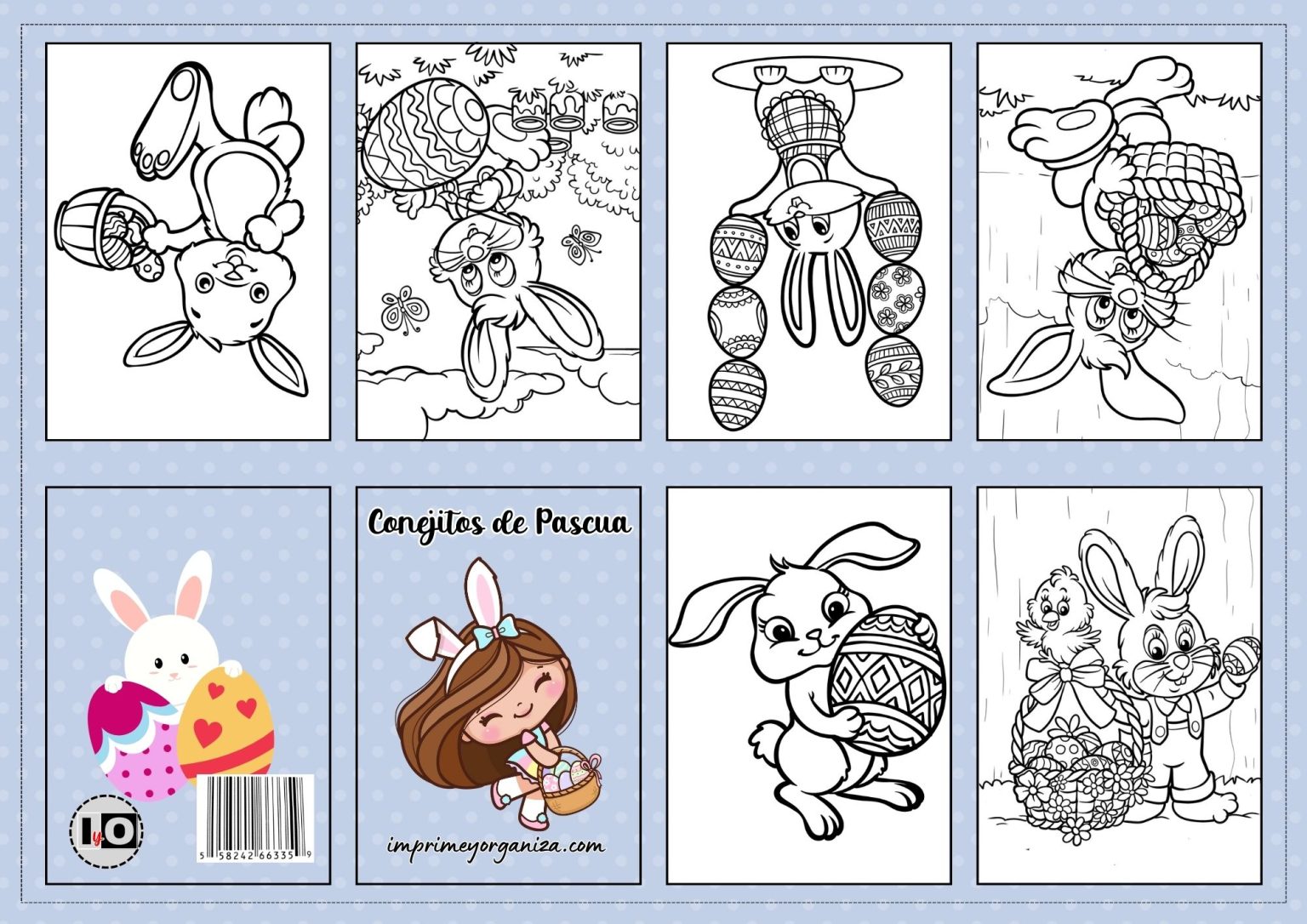 Plantillas imprimibles de Pascua en PDF [GRATIS]