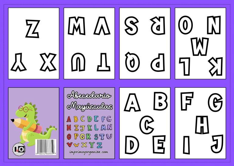 Minilibros de Colorear Educativos en PDF [GRATIS]