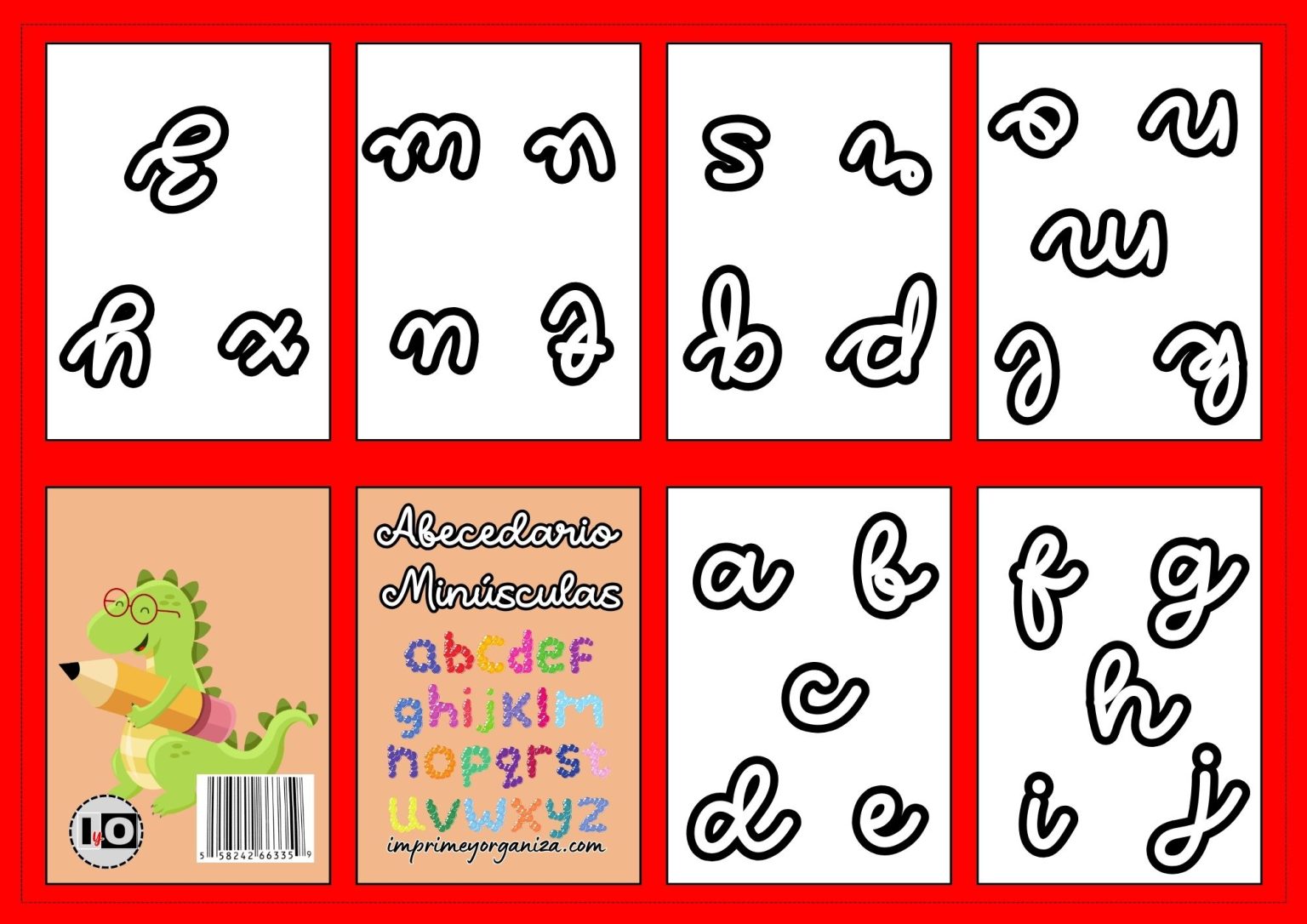 Minilibros de Colorear Educativos en PDF [GRATIS]