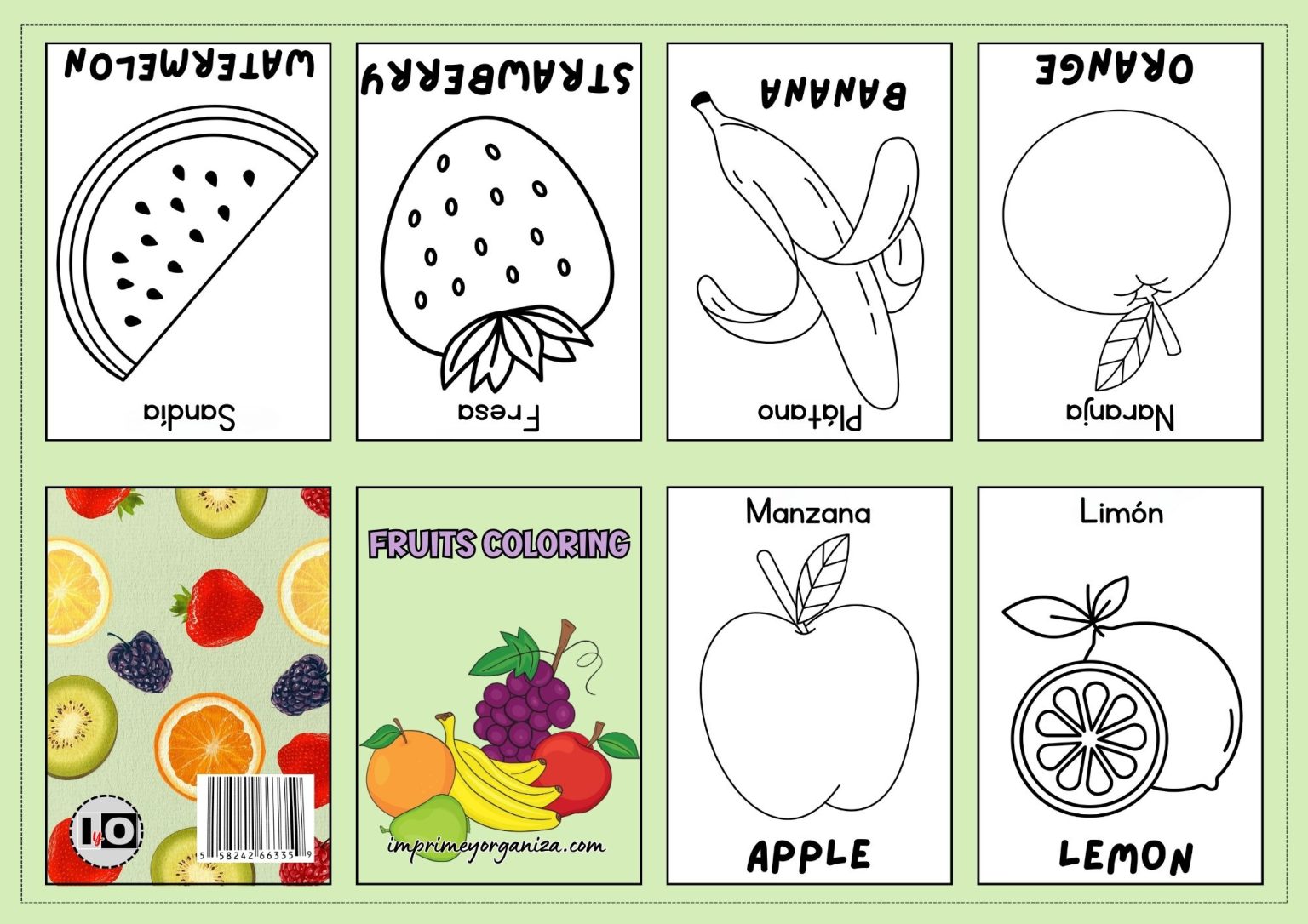 Minilibros de Colorear Educativos en PDF [GRATIS]