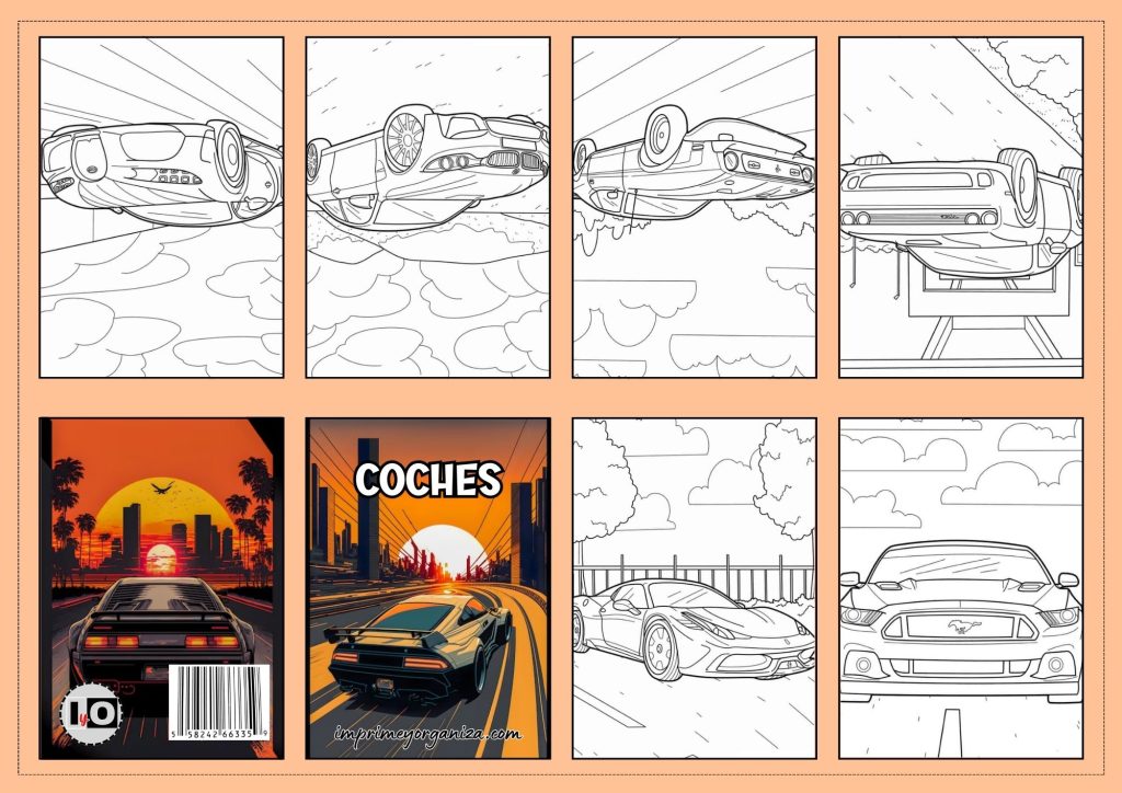 Libritos de Colorear para niños - Imprime y Organiza