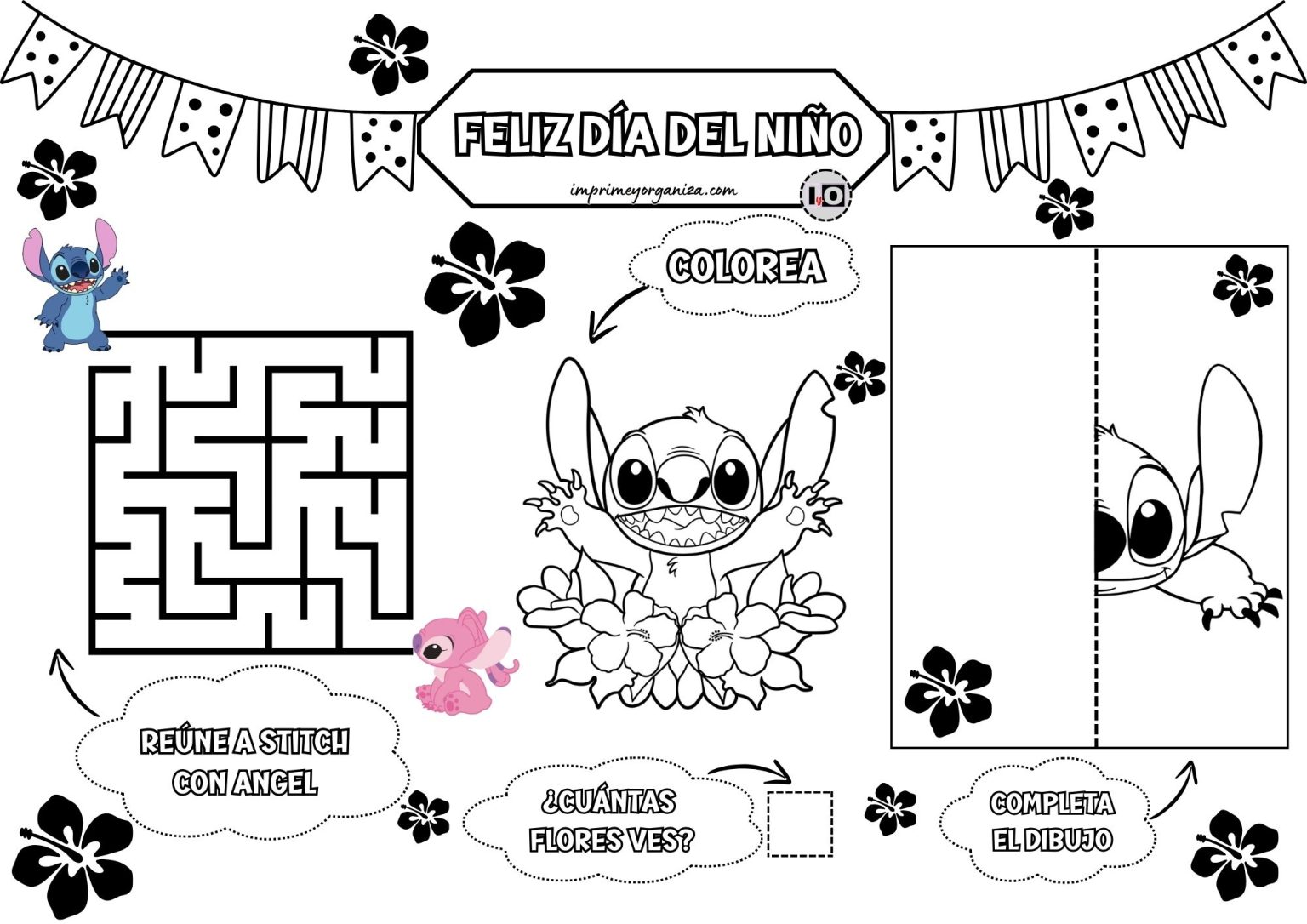 Plantillas de Pasatiempos Infantiles en PDF [GRATIS]