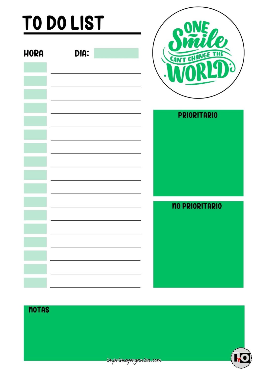 To Do List de Colores con Frases Motivadoras en PDF [GRATIS]