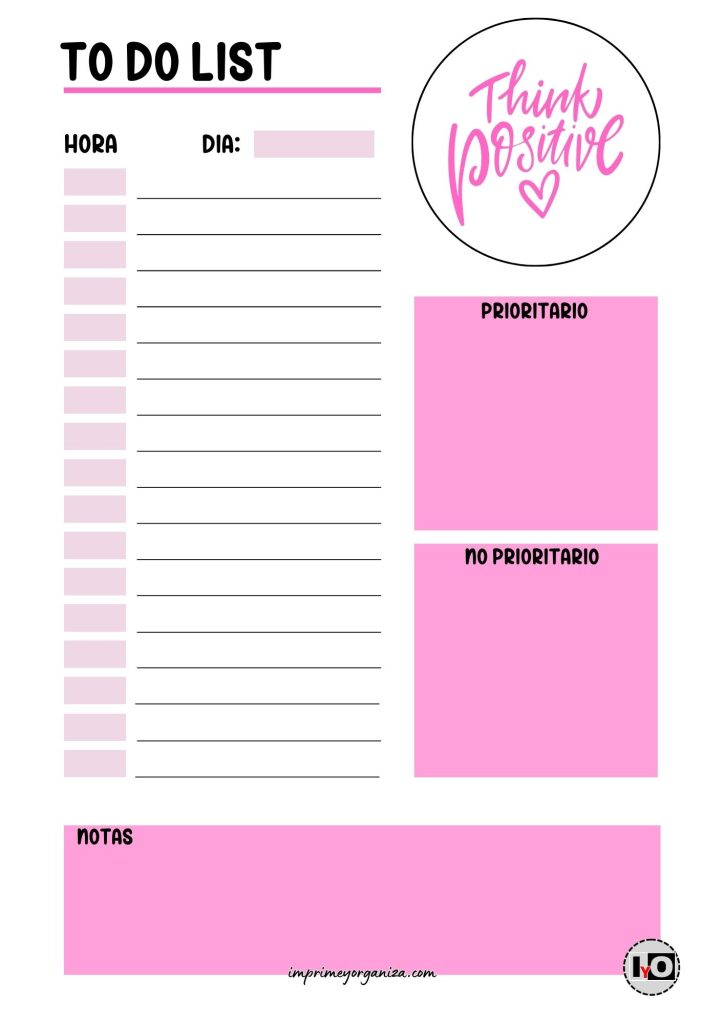 To Do List - Imprime y Organiza