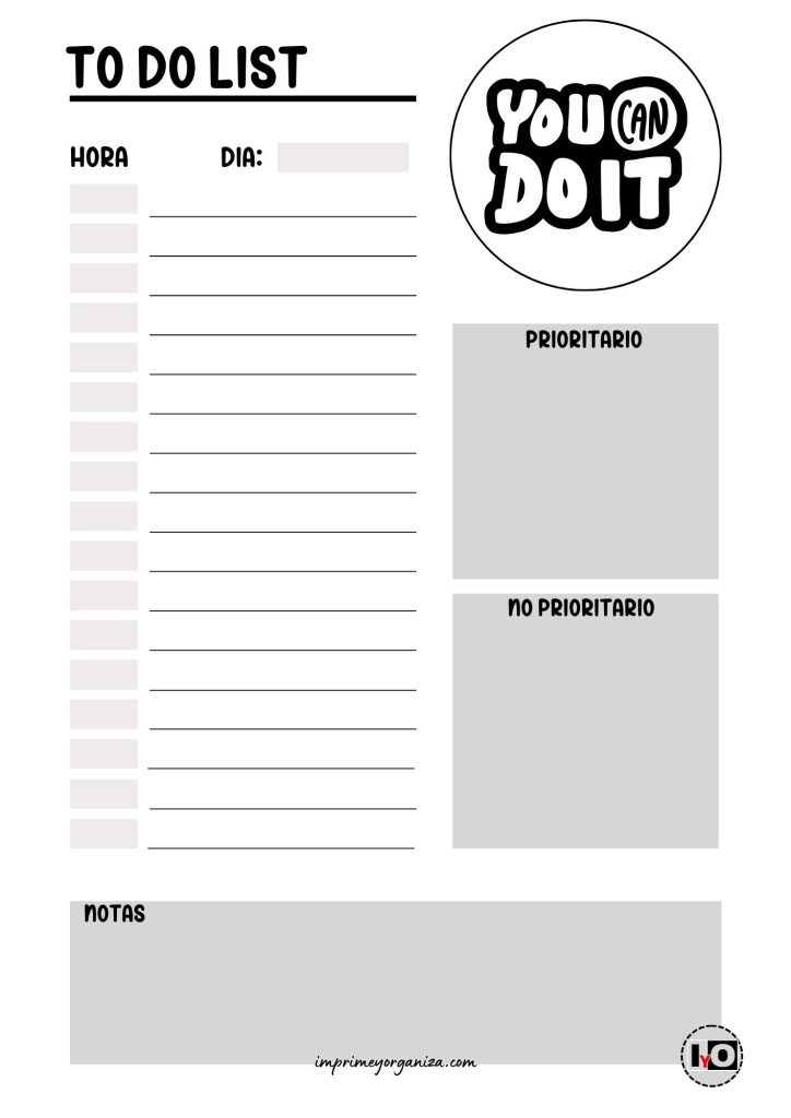 To Do List de Colores con Frases Motivadoras en PDF [GRATIS]