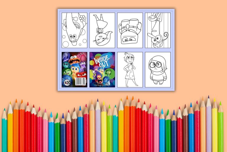 Libritos de Colorear De Dibujos Animados - Imprime y Organiza