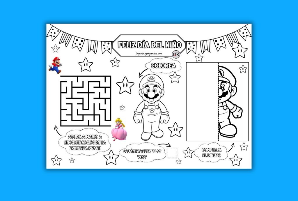 Plantillas de Pasatiempos Infantiles en PDF [GRATIS]