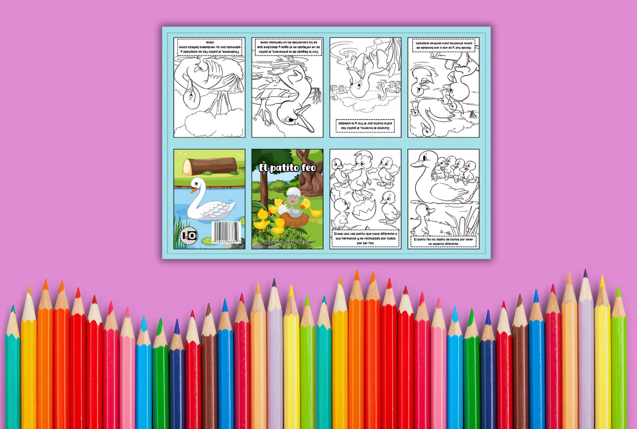 Libritos de Colorear De Cuentos - Imprime y Organiza