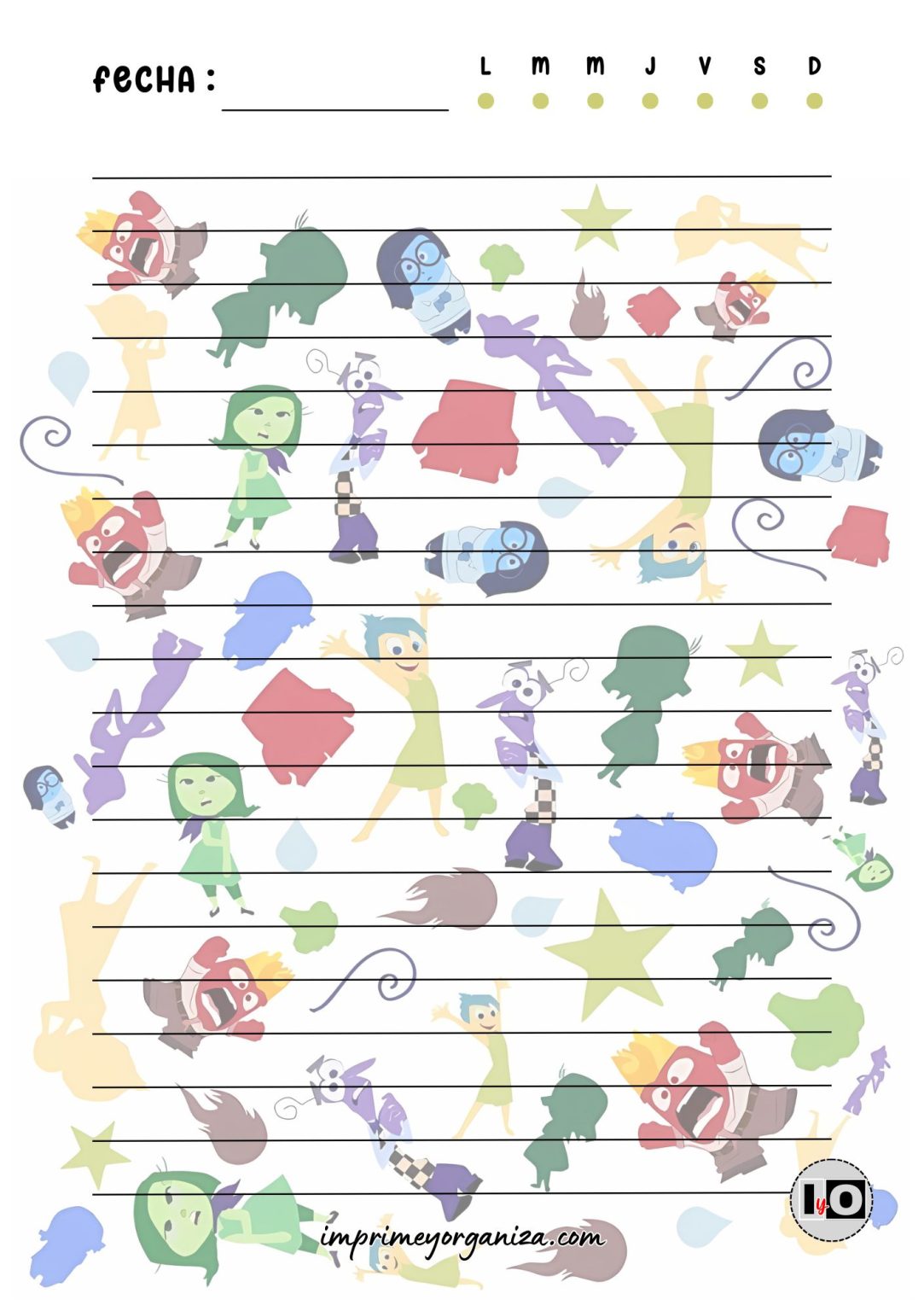 Hojas Rayadas - Imprime y Organiza