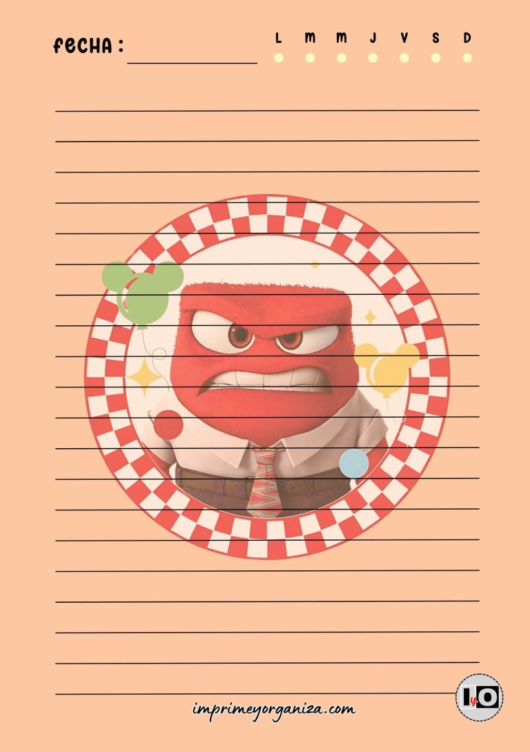 Hojas Rayadas - Imprime y Organiza