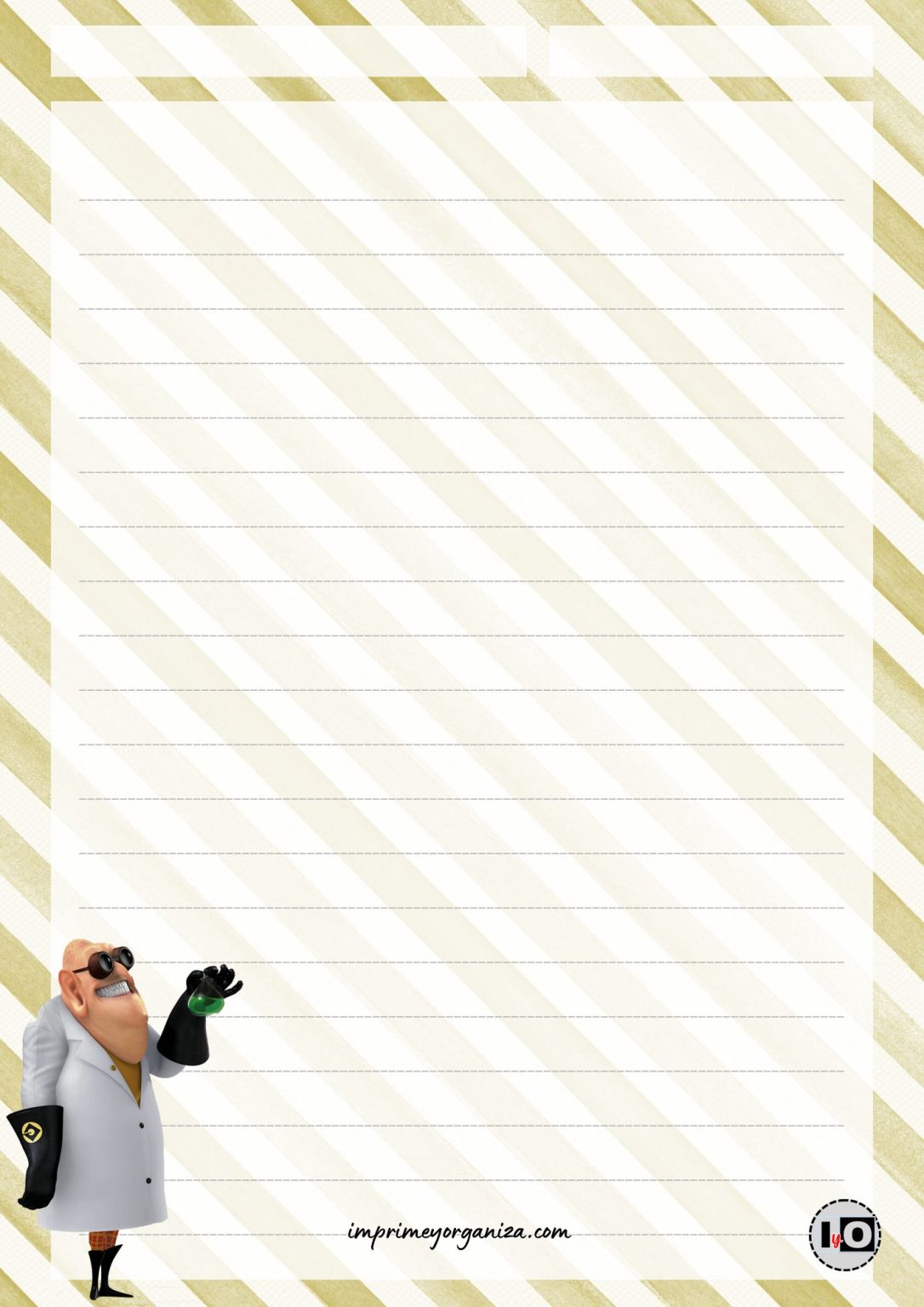 Hojas Rayadas - Imprime y Organiza