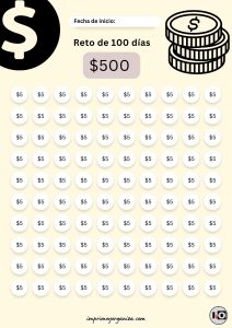 Retos De Ahorro En 100 Días Para Imprimir En Pdf Gratis