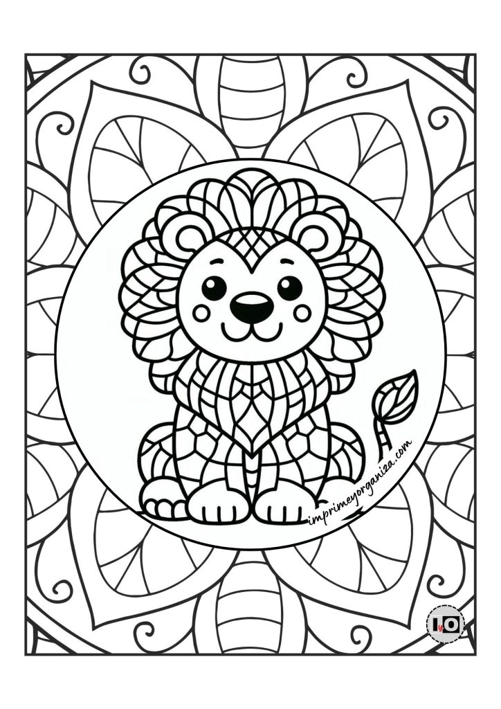 Mandalas de Animales para imprimir y colorear [GRATIS]