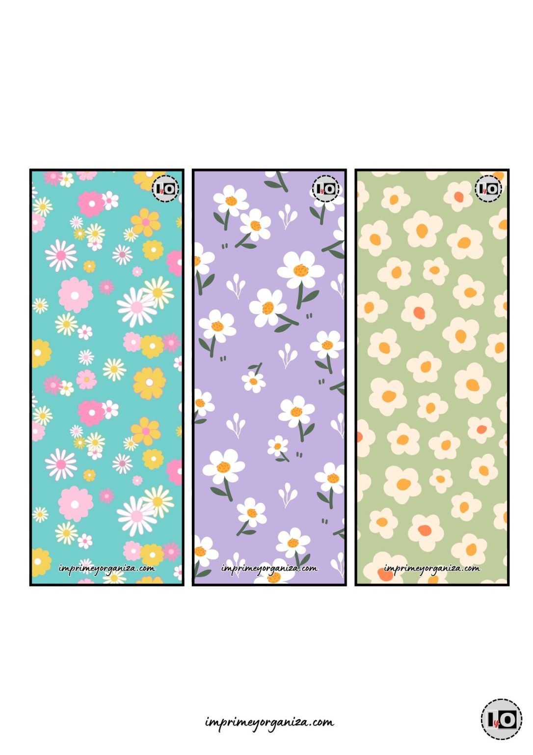 Marcapáginas Aesthetic para imprimir en PDF [GRATIS]