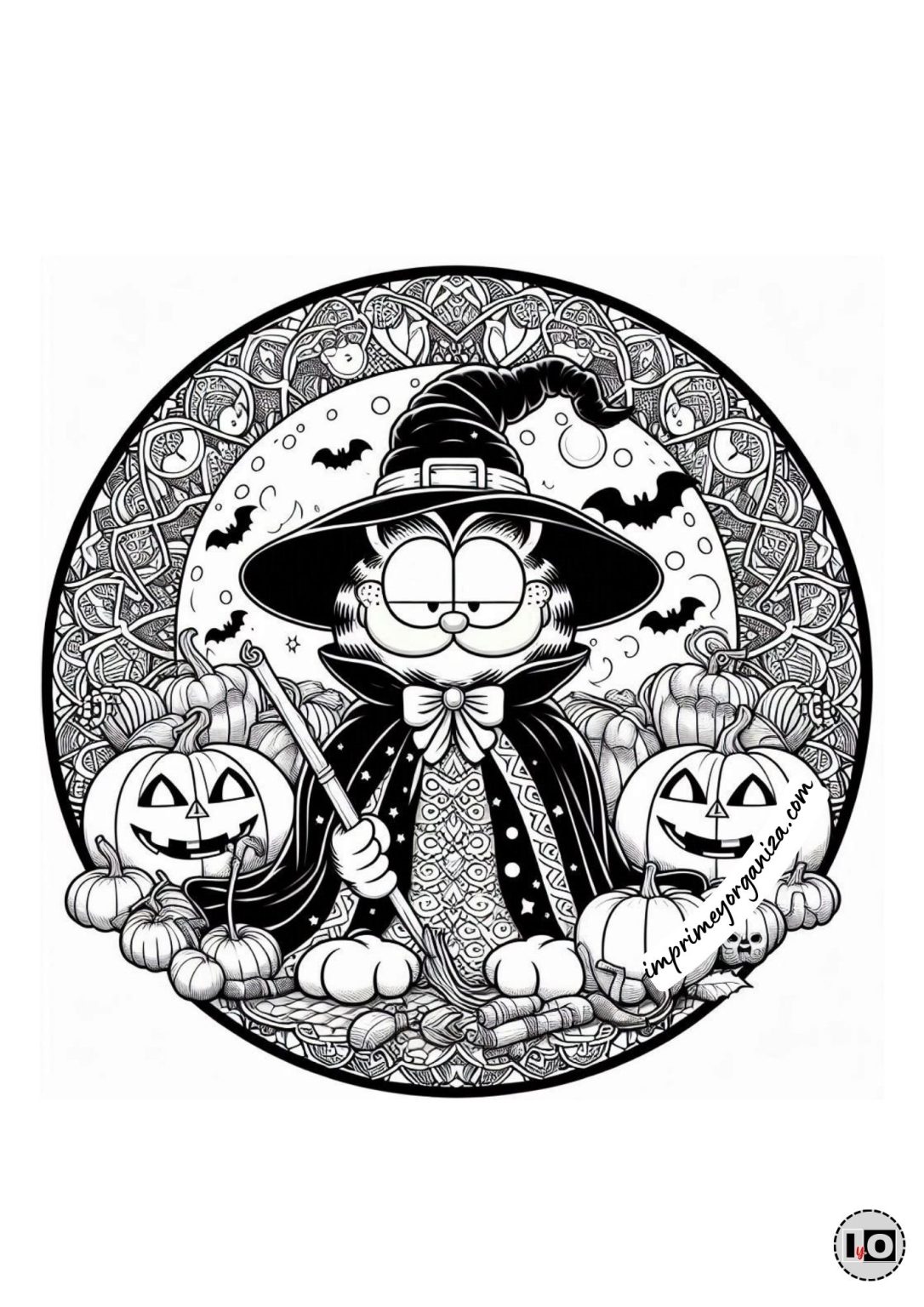 Mandalas de Halloween para Imprimir en PDF [GRATIS]
