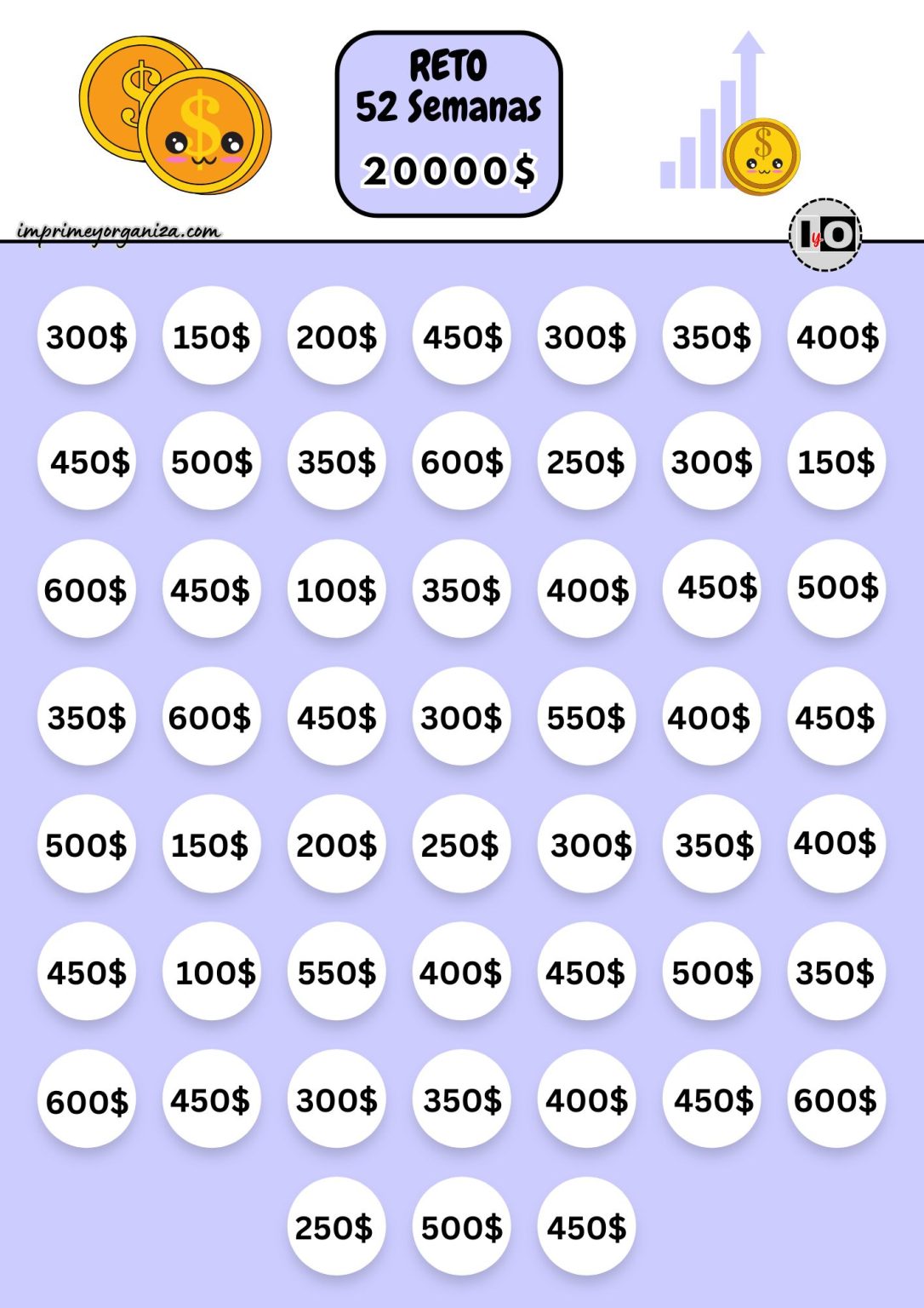 Planificadores para Economía Familiar - Imprime y Organiza