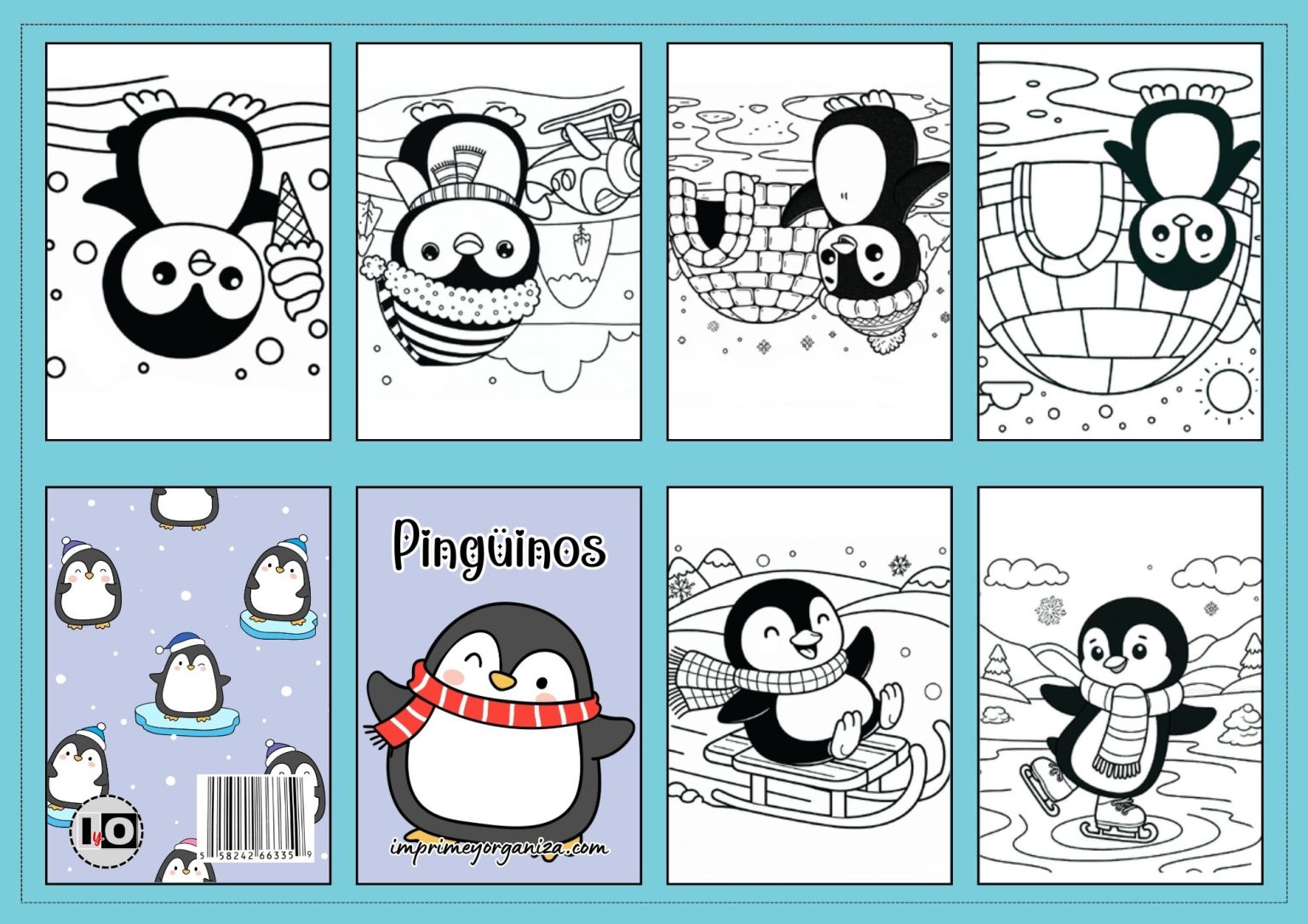 Libritos de Colorear de Animales en PDF [GRATIS]