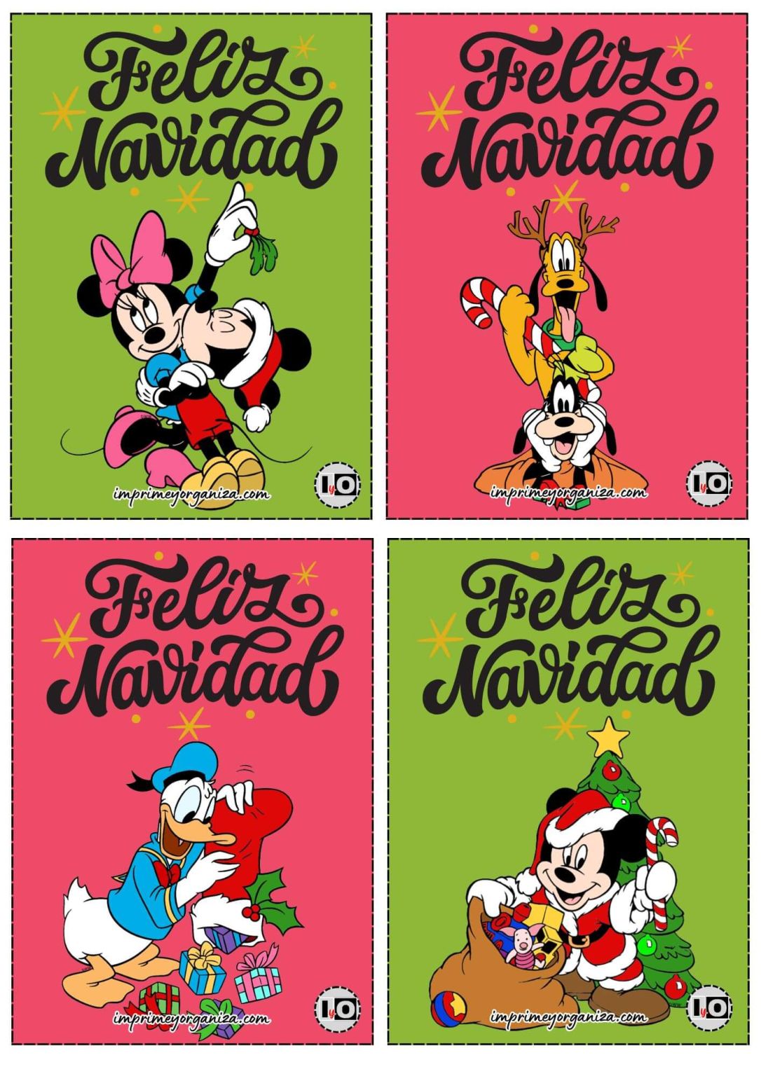 Tarjetas de Felicitación Navideñas en PDF [GRATIS]