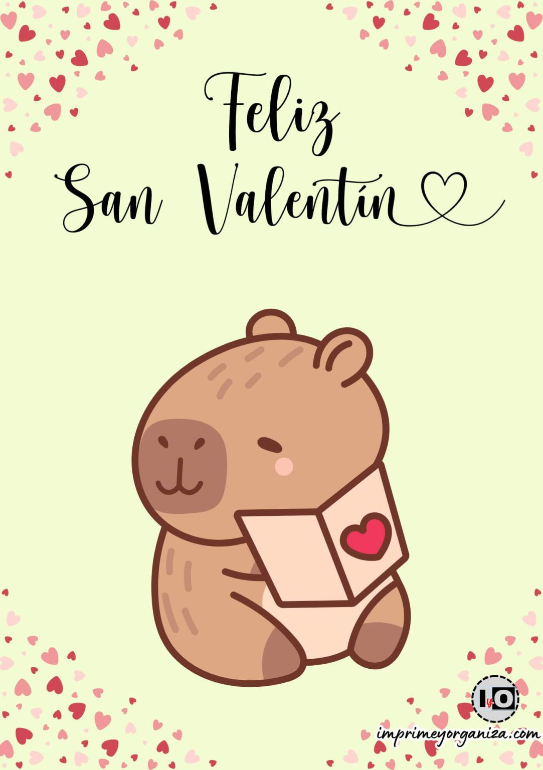 Tarjetas de San Valentín para imprimir en PDF [GRATIS]