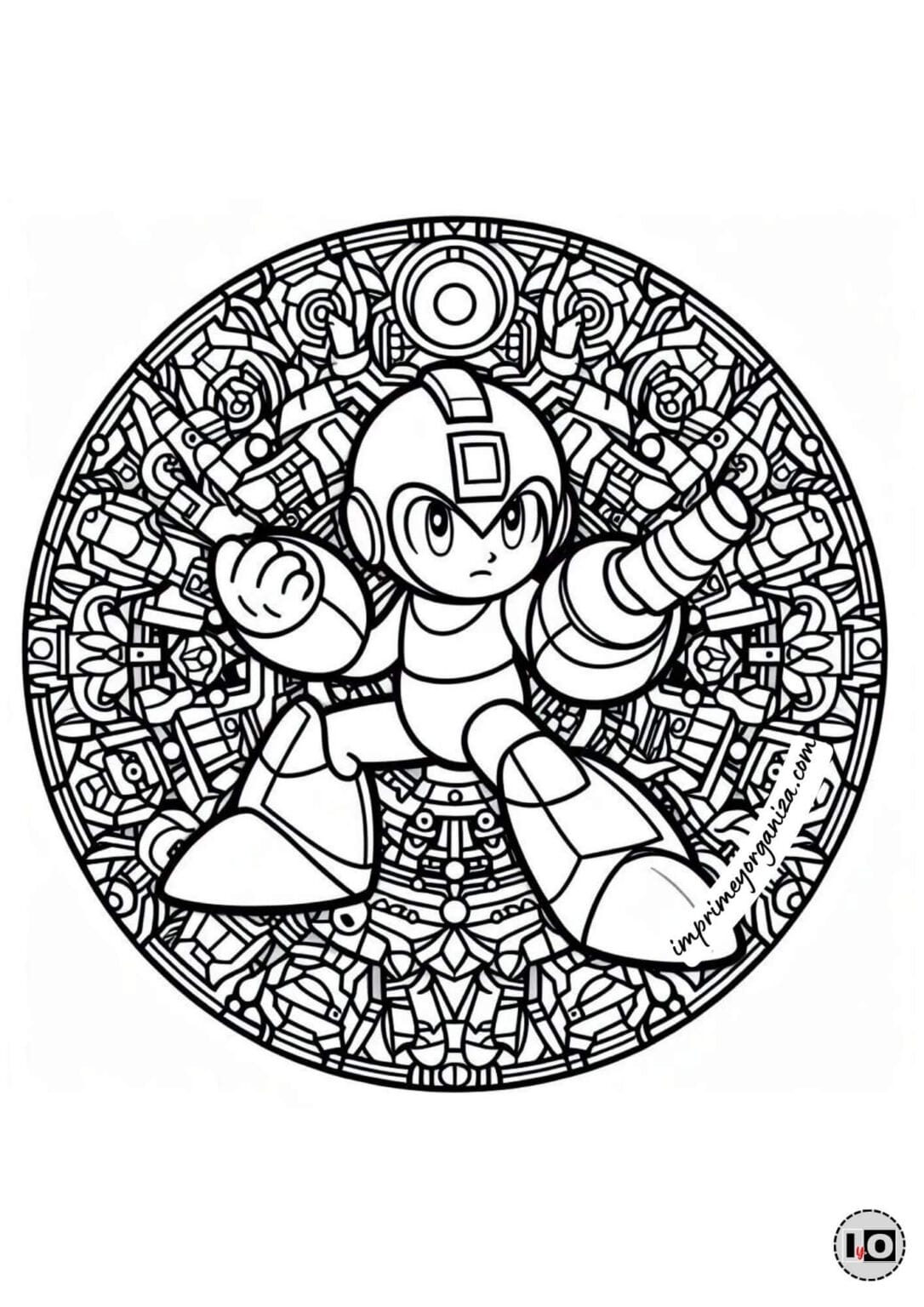 Mandalas de Videojuegos para imprimir y colorear [GRATIS]