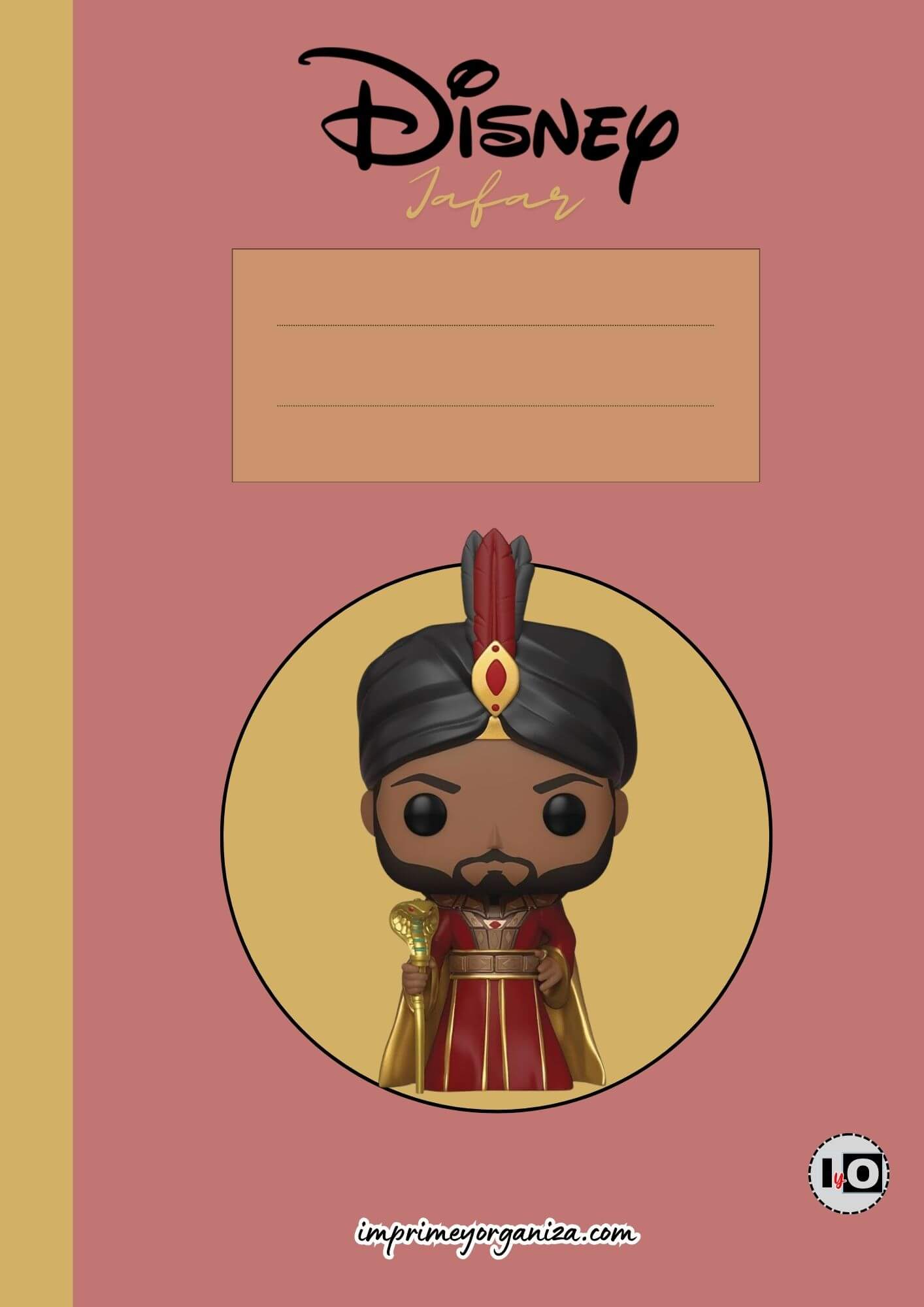 Portadas para cuadernos de figuras Disney [GRATIS]