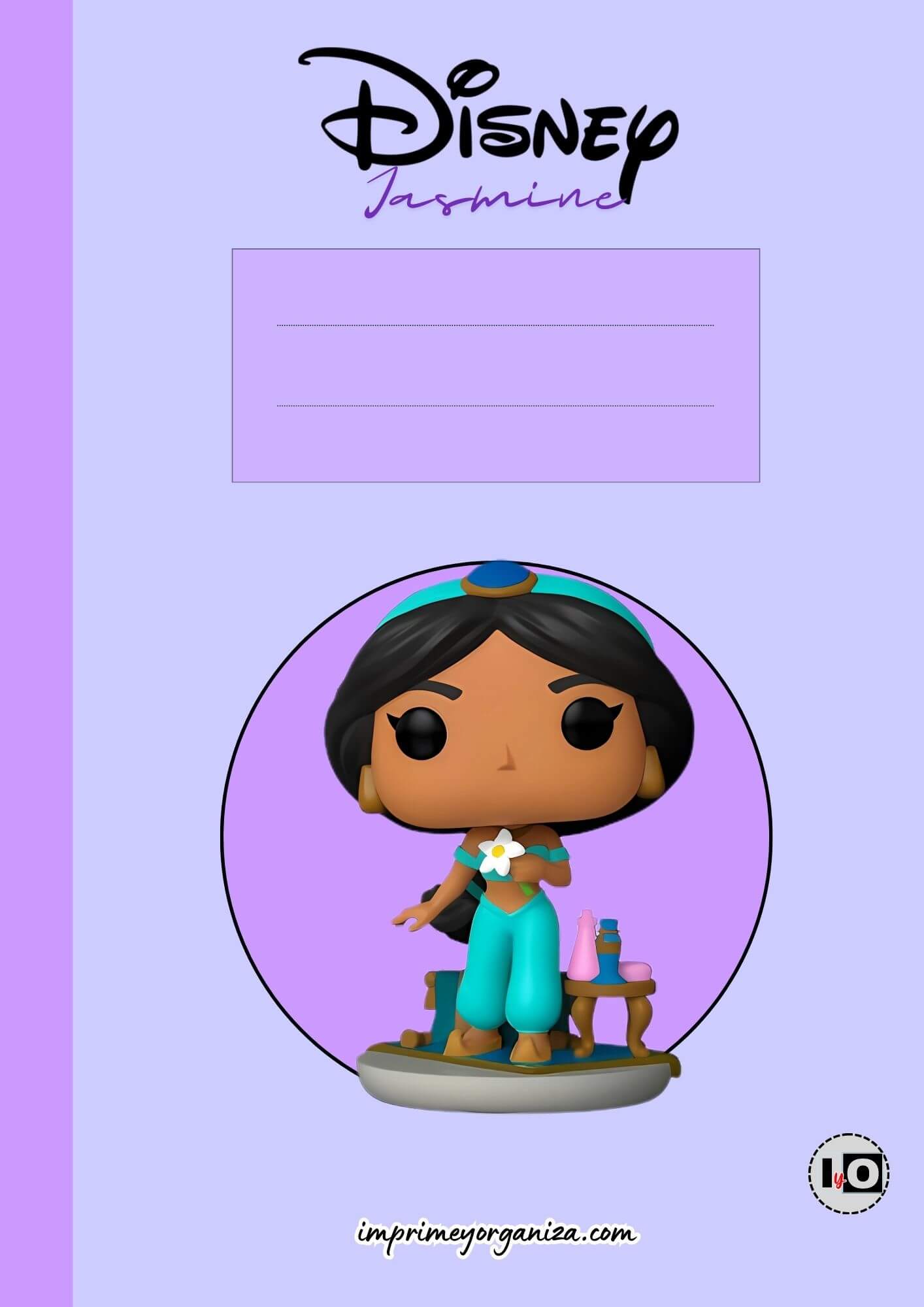 Portadas para cuadernos de figuras Disney [GRATIS]