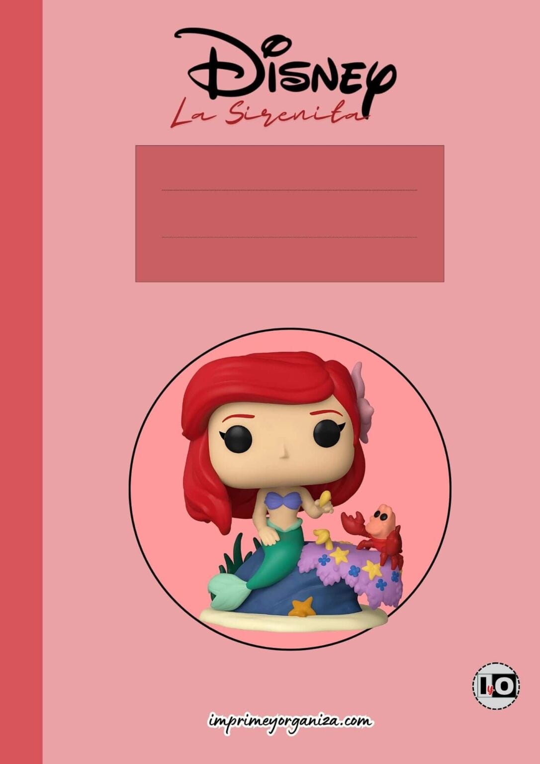 Portadas para cuadernos de figuras Disney [GRATIS]