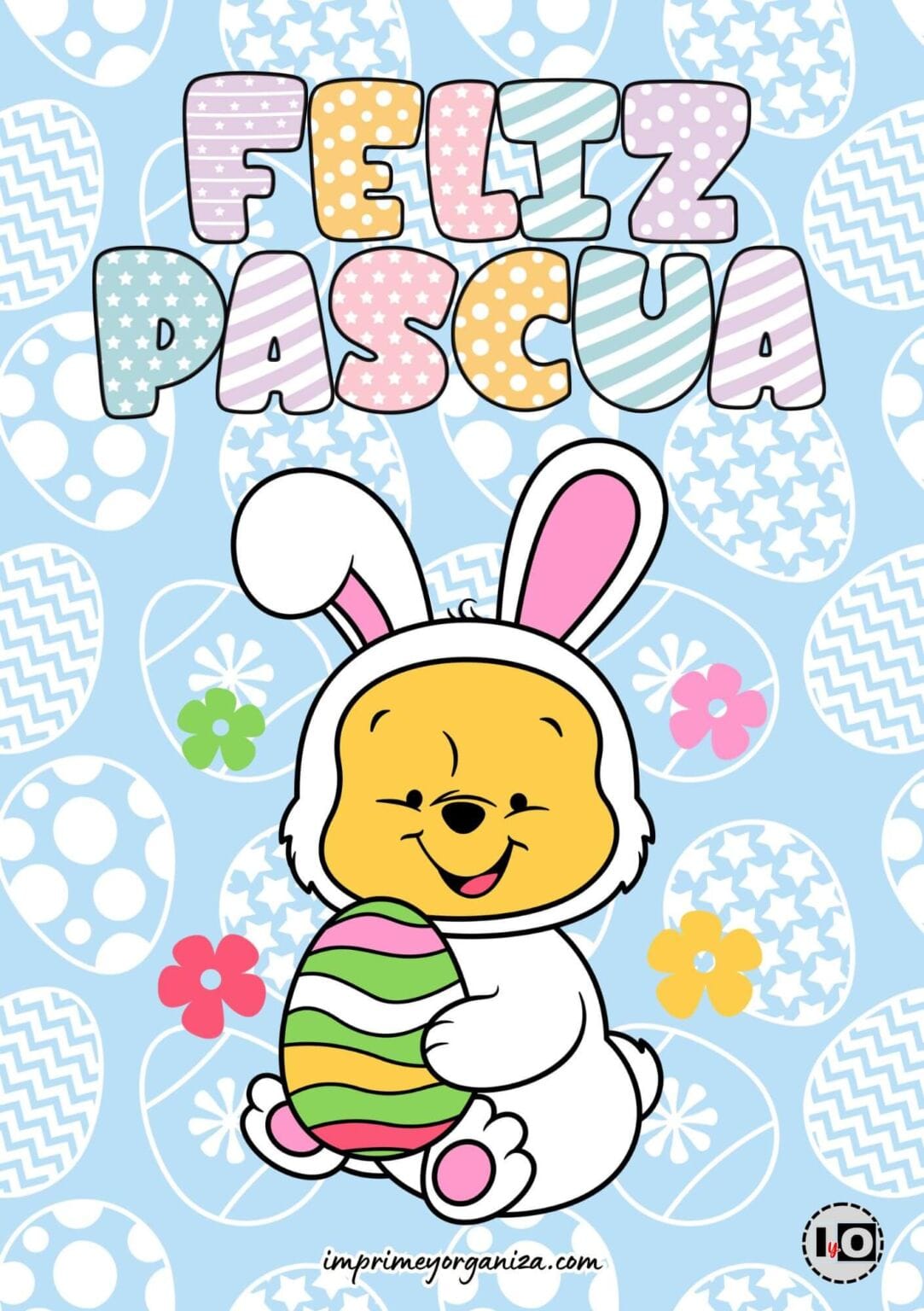 Tarjetas Feliz Pascua de Personajes en PDF [GRATIS]