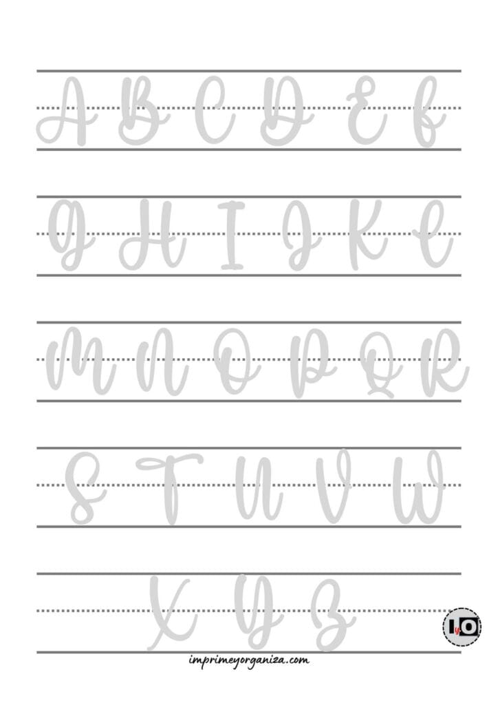 Plantillas de abecedarios para Lettering en PDF [GRATIS]