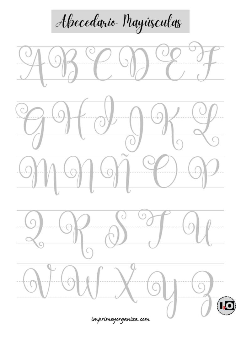 Plantillas de abecedarios para Lettering en PDF [GRATIS]