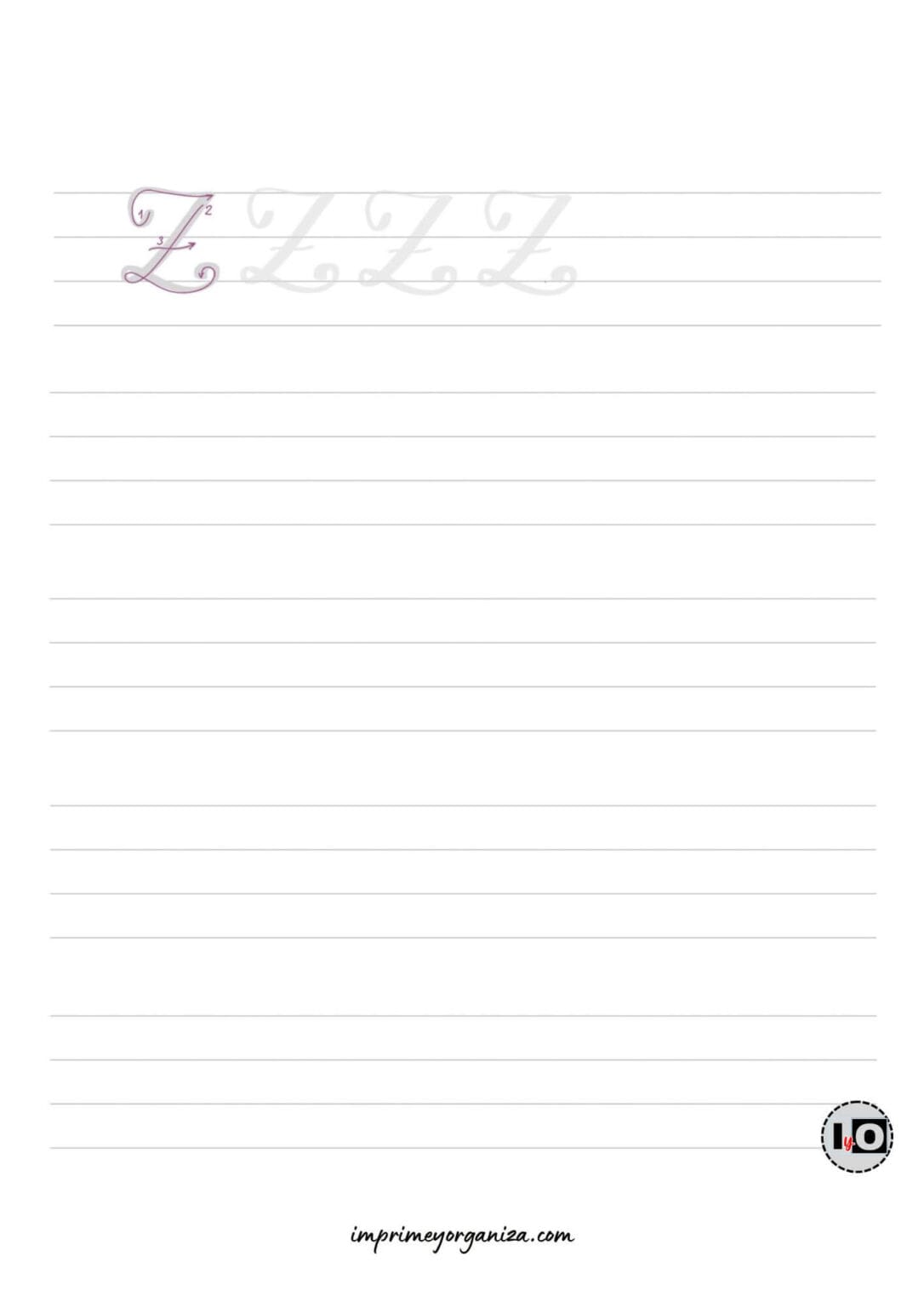 Plantillas de trazos de letras Lettering en PDF [GRATIS]