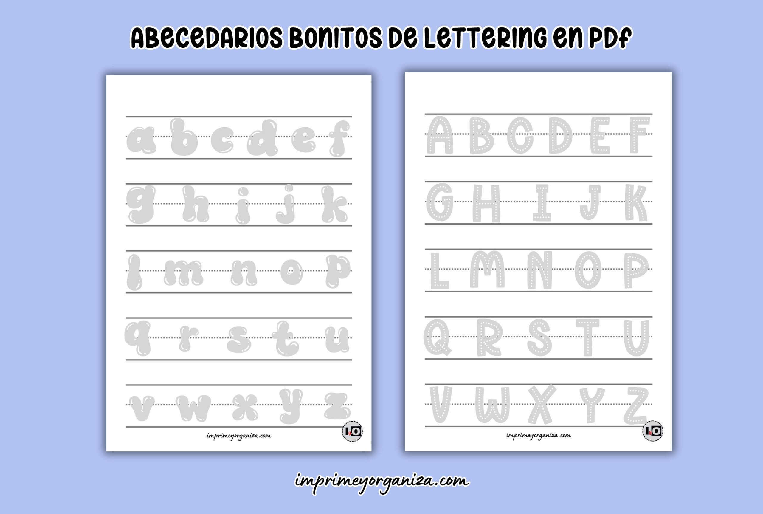 Plantillas para Lettering para imprimir en PDF [GRATIS]