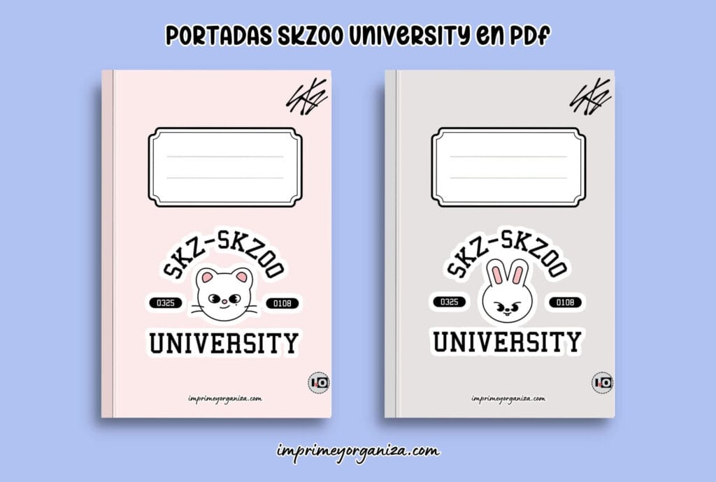 Portadas para cuadernos florales aesthetic en PDF [GRATIS]