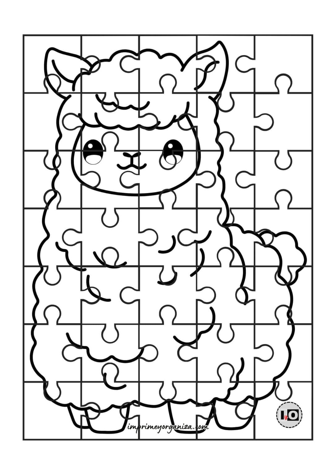 Puzzles de animales para imprimir y recortar en PDF [GRATIS]