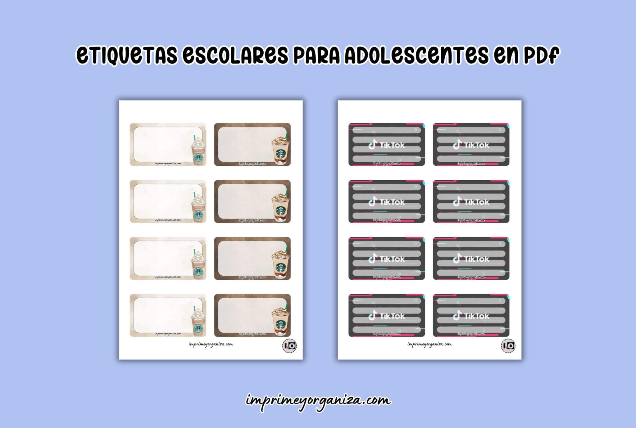 Etiquetas de videojuegos para imprimir en PDF [GRATIS]