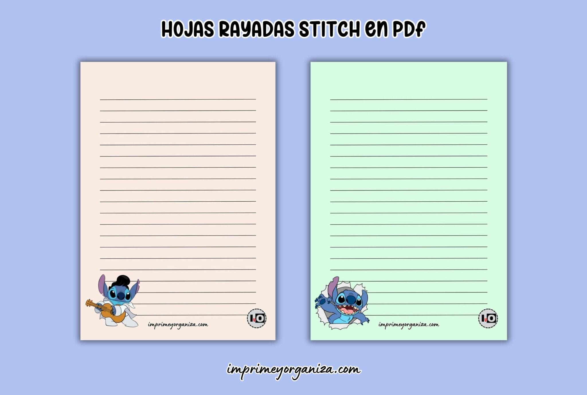 Hojas Rayadas Aesthetic para Imprimir en PDF [GRATIS]