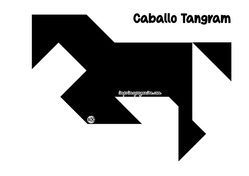 Figuras de Animales Tangram para imprimir en PDF [GRATIS]
