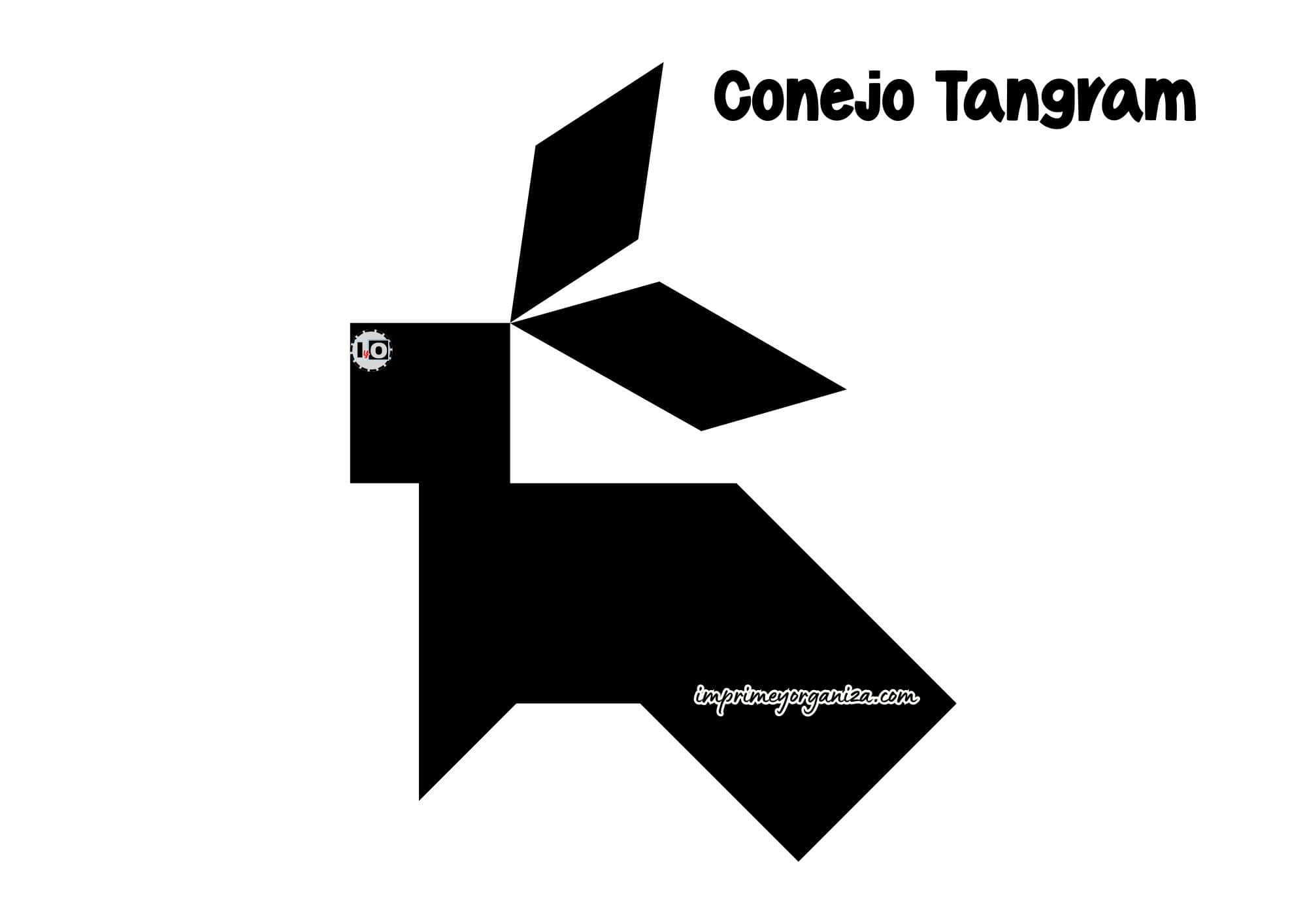 Figuras de Animales Tangram para imprimir en PDF [GRATIS]