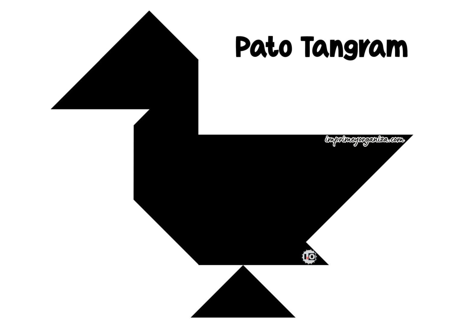 Figuras de Animales Tangram para imprimir en PDF [GRATIS]