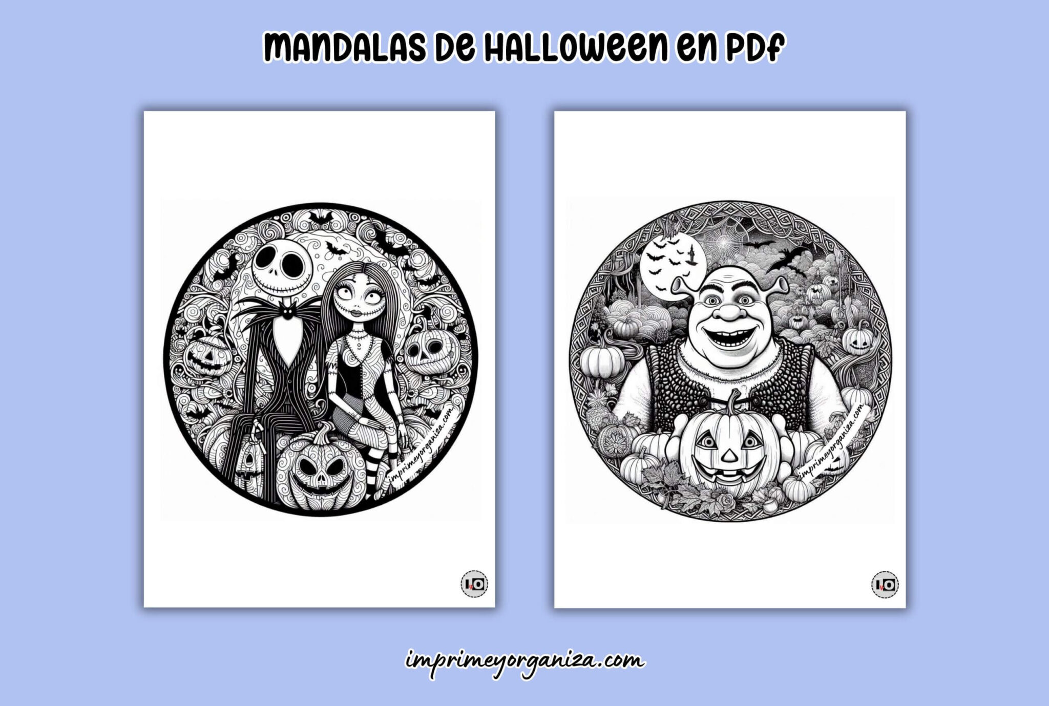 Imprimibles para Halloween en PDF [GRATIS]