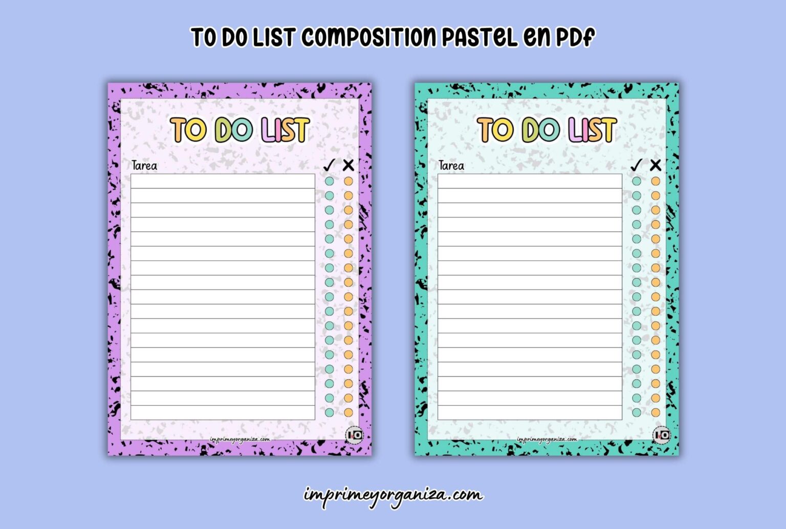 To Do List para Imprimir en PDF [GRATIS]